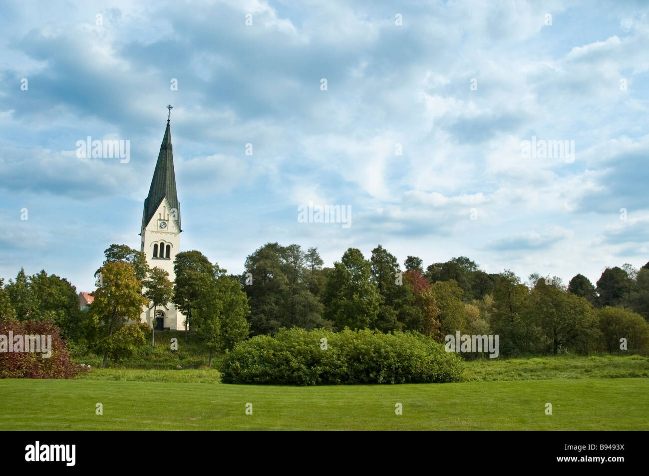 Church in Hogsby, Smaland, Sweden Stock Photo - Alamy