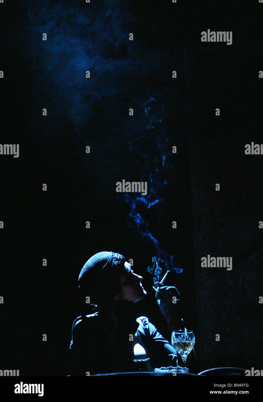 Scene from Alexander Ostrovsky s play Without a Dowry directed by Pyotr ...