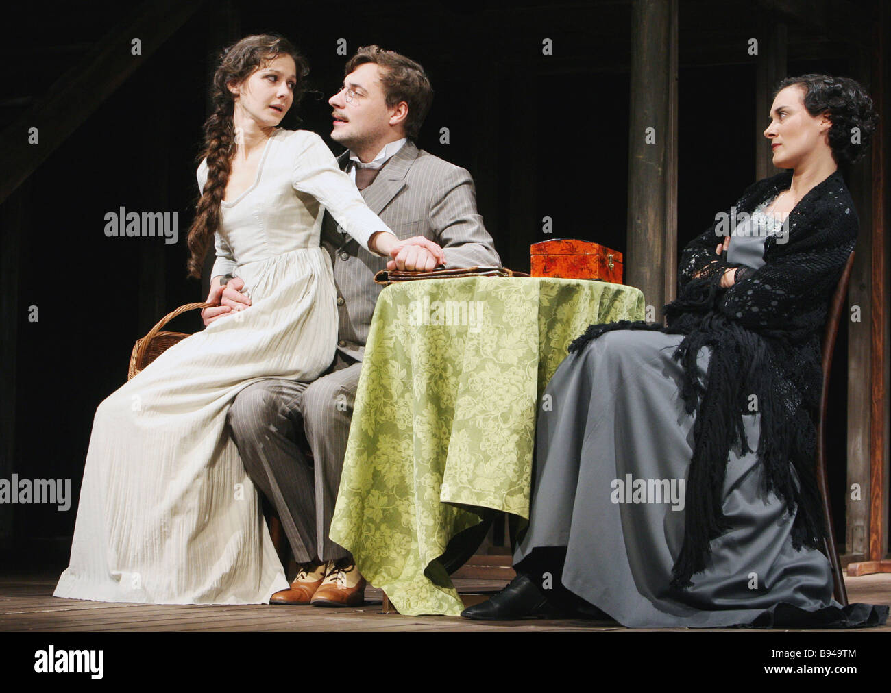Scene from Alexander Ostrovsky s play Without a Dowry directed by Pyotr ...