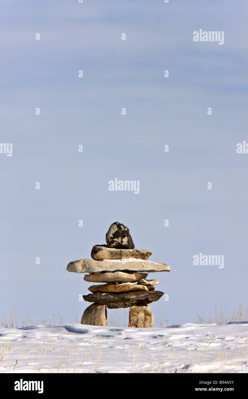 Inuit Stone Man Inukshuk Stone High Resolution Stock Photography and ...