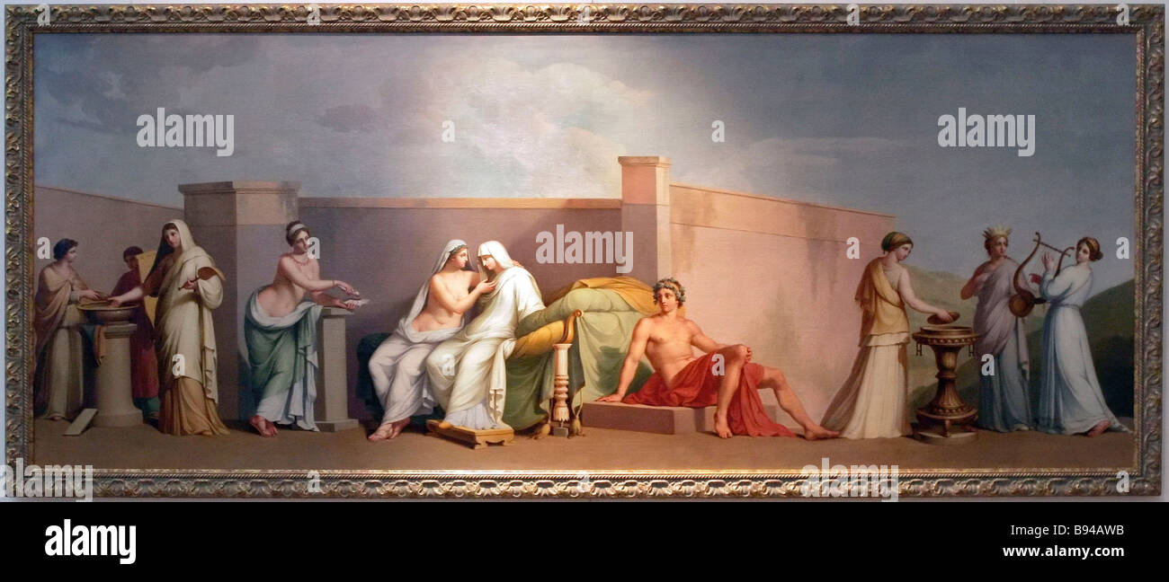 Aldobrandini Wedding by unknown painter 18th century displayed at the ...