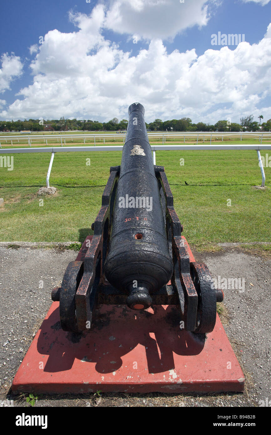 Cannons at Garrison Savannah Racetrack in Barbados, "West Indies Stock ...