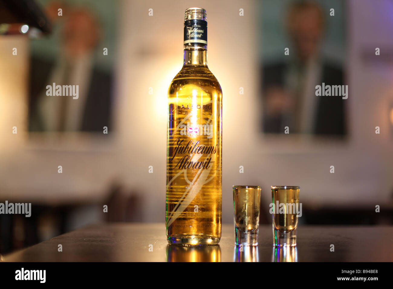 Akvavit in the Nordic Bar Stock Photo - Alamy