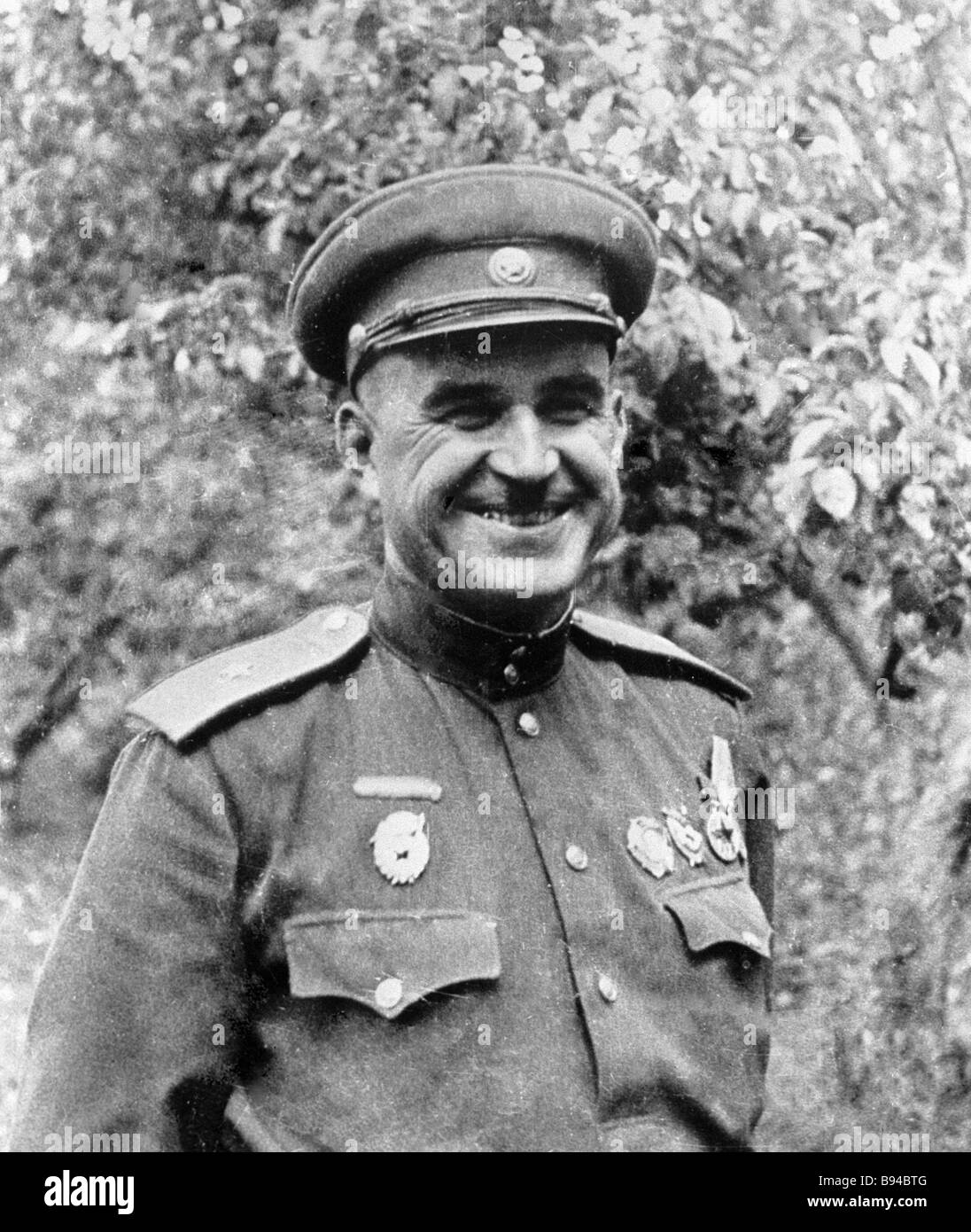 Commander of the 15th infantry unit Major General Ivan Ilyich Lyudnikov ...
