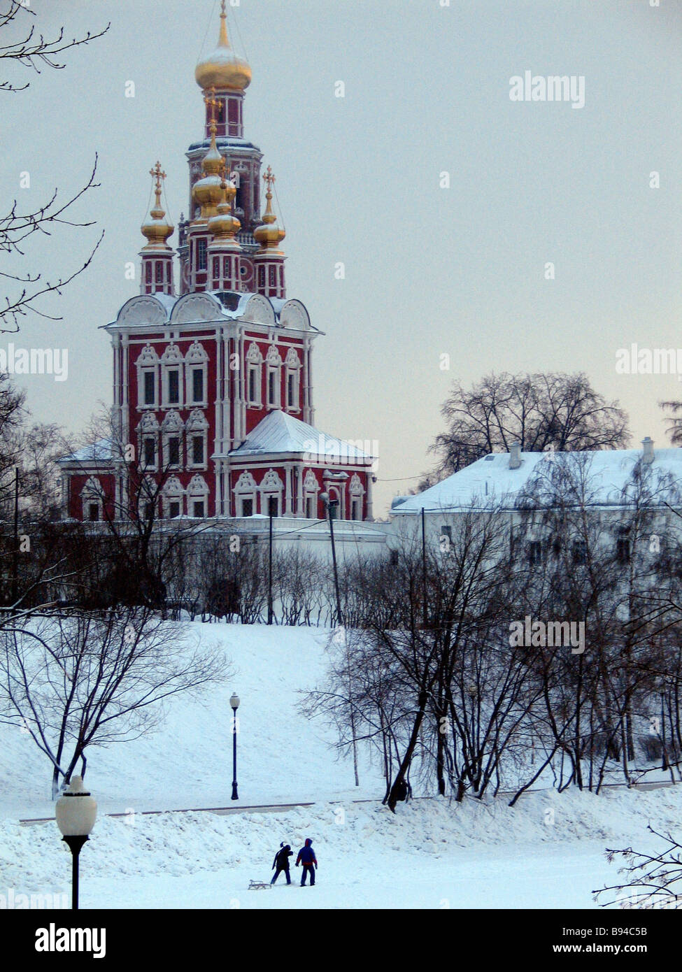 The Novodevichi New Maiden s Convent in winter Stock Photo - Alamy