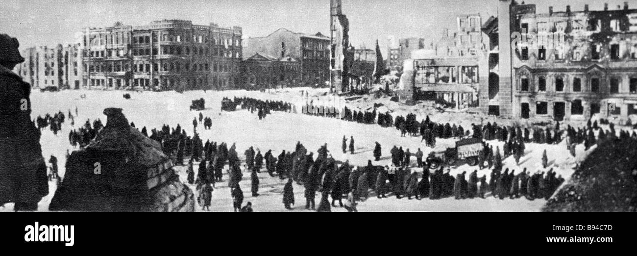 People crowding on the streets of Stalingrad Stock Photo - Alamy