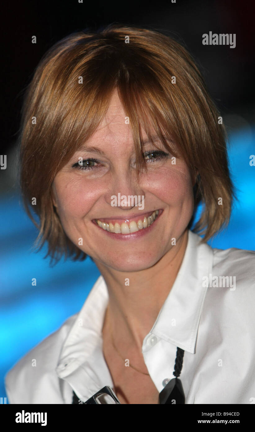 Actress and TV show host Ingeborga Dapkunaite attends the first ...