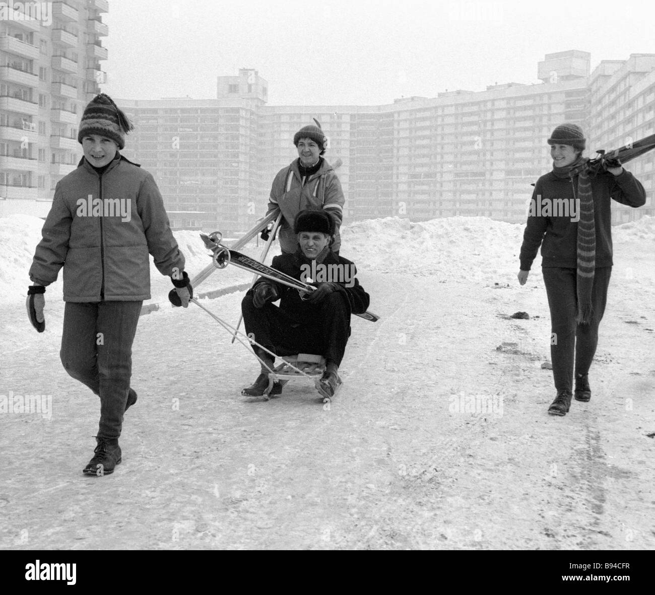Turner Tikhomirov of the Moscow Lenin Electromechanical Factory at an ...