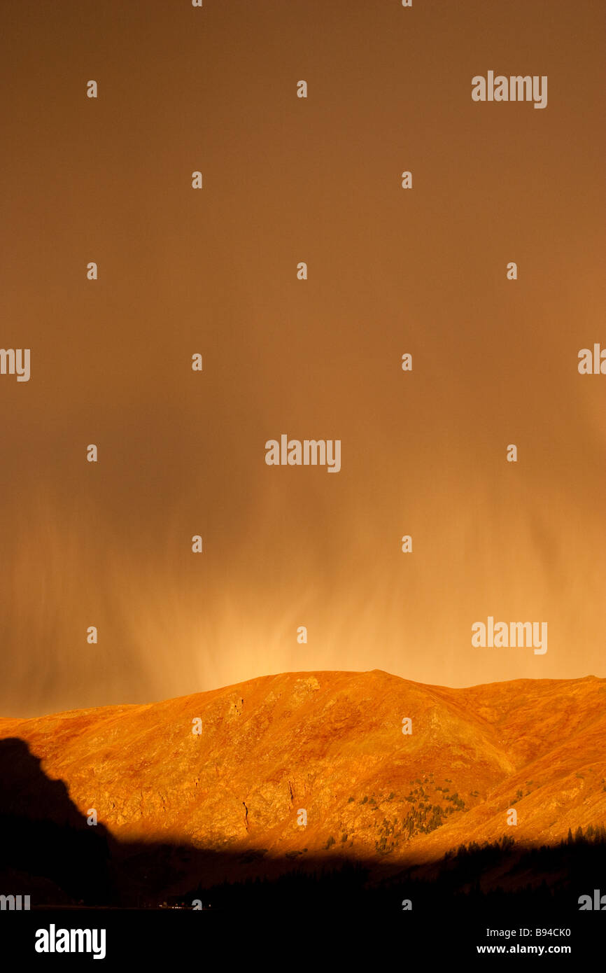 Rain thunder sleet and snow storm Stock Photo - Alamy