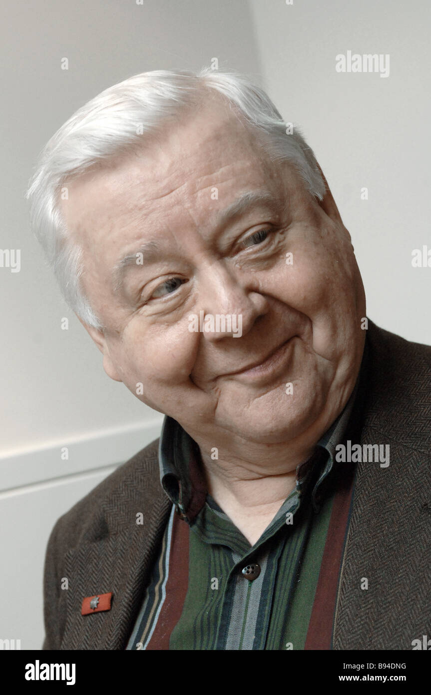 The Moscow Chekhov Art Theater s director Oleg Tabakov attending Moscow ...