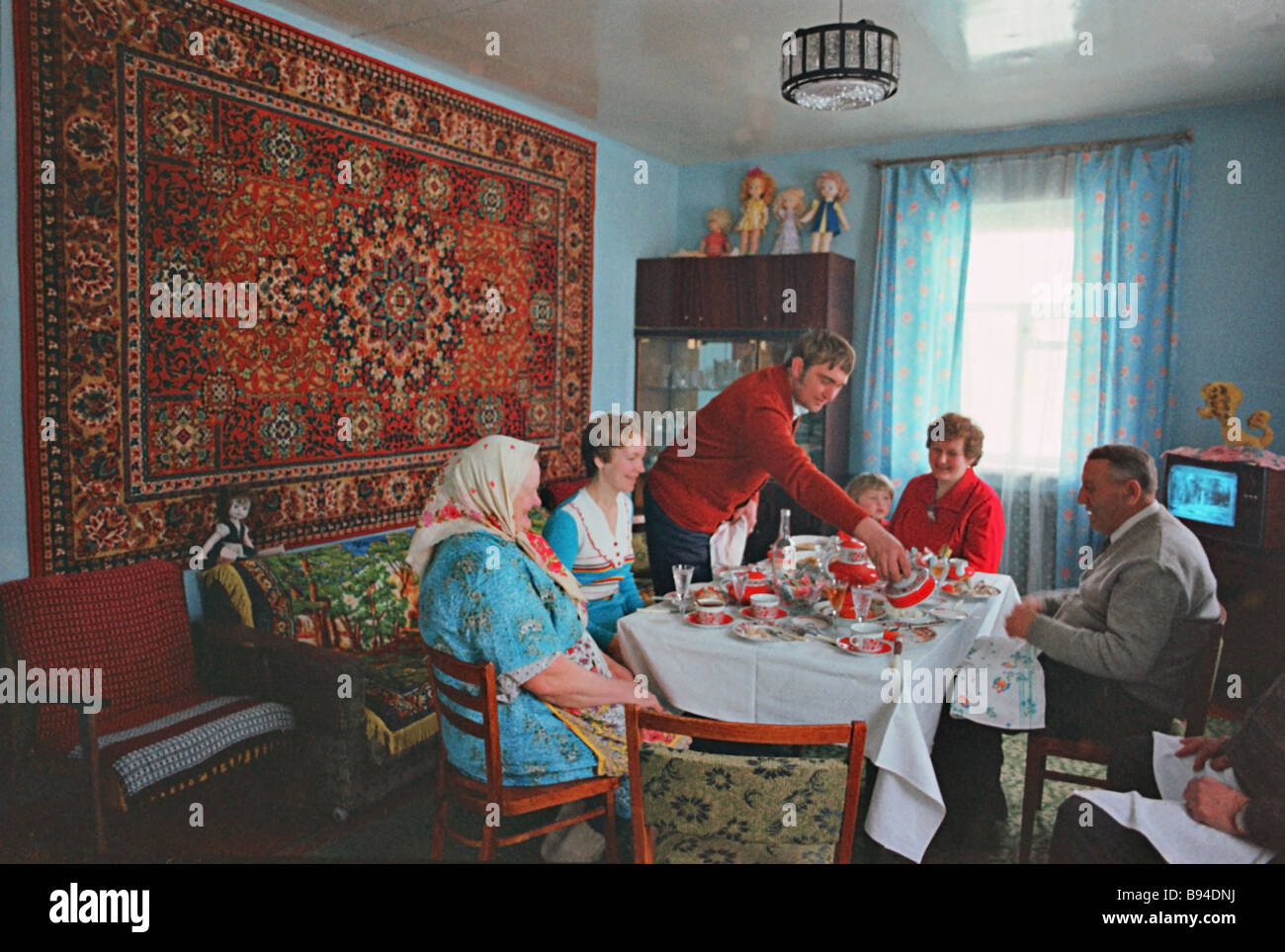 The Vykhodov family from the Luch Revolutsii Beam of Revolution ...