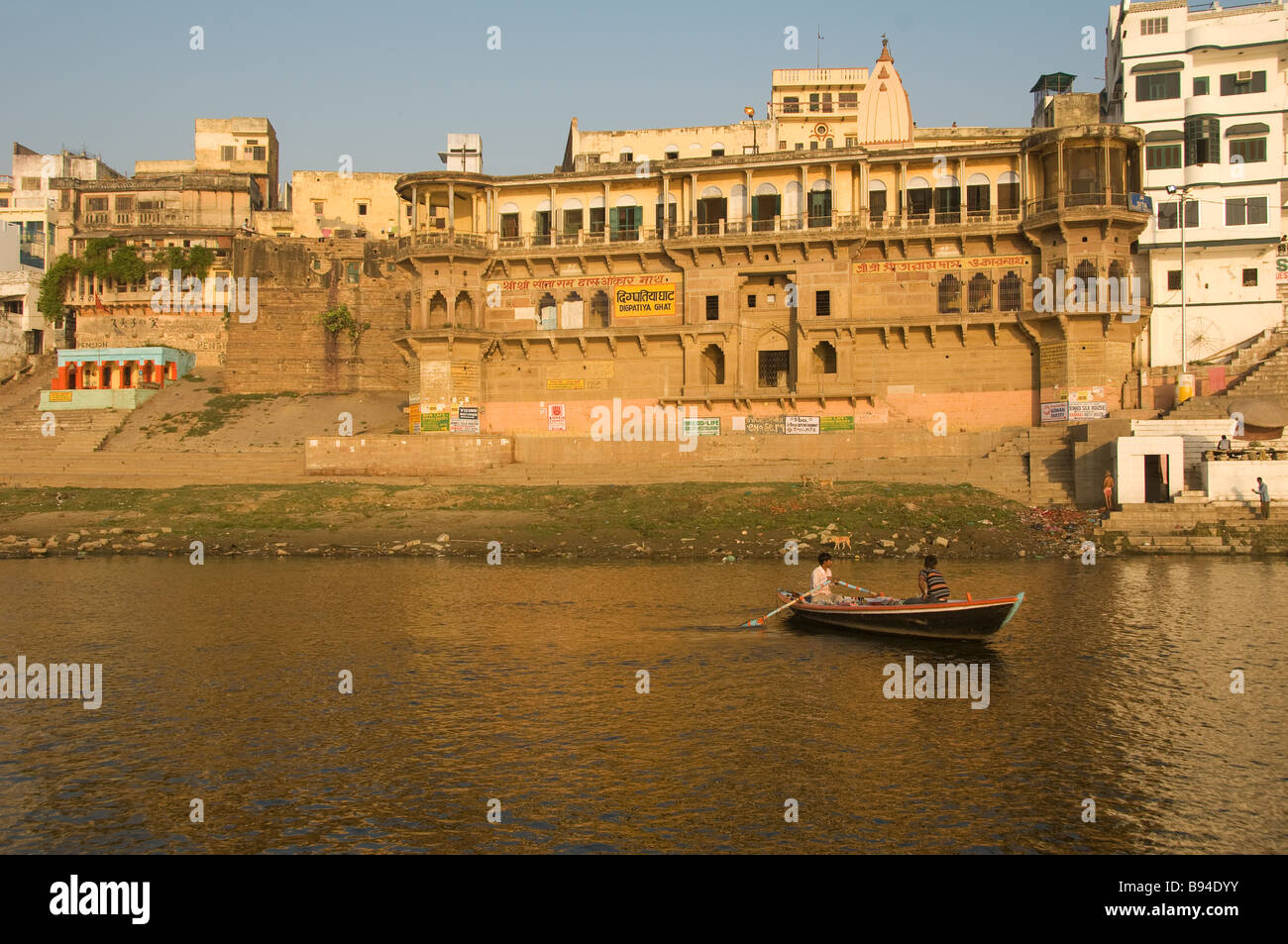 Varanasi ghats stairs hi-res stock photography and images - Alamy