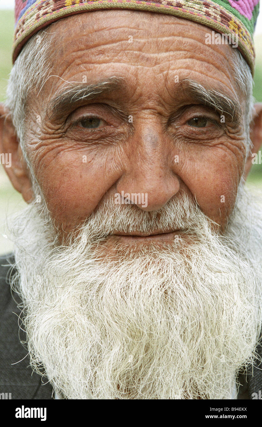 An old Tajik Stock Photo - Alamy