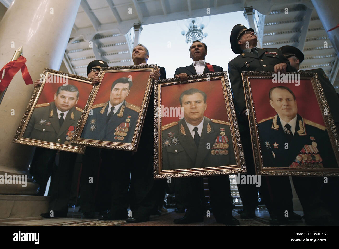 An opening ceremony of the portraits gallery of commanders from the ...