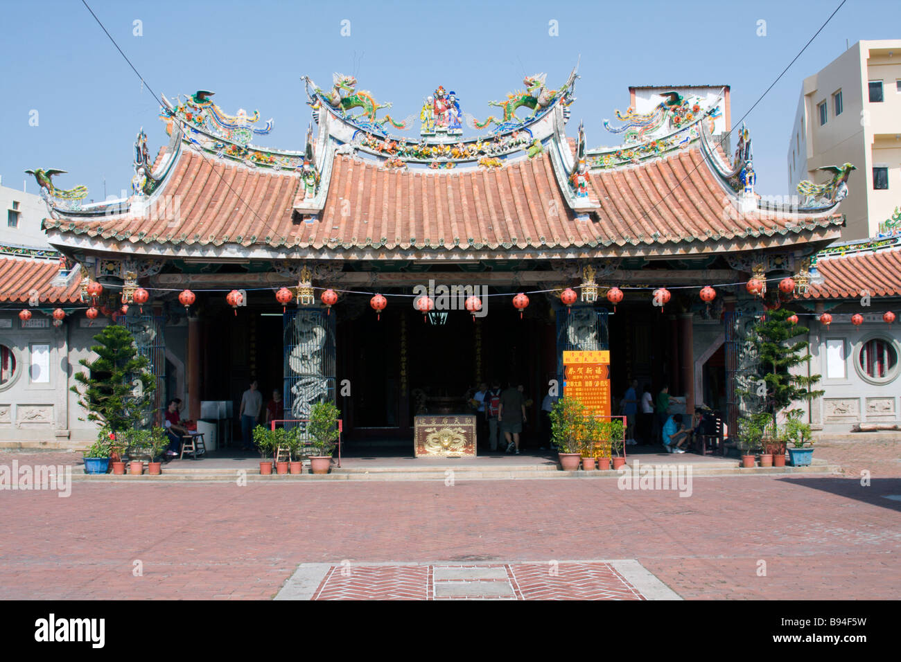 Shin Zu Temple, Lukang Township, Changhua County, Taiwan Stock Photo ...