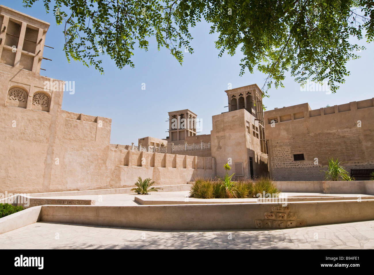 Bastakia quarter Dubai United Arab Emirates Stock Photo - Alamy