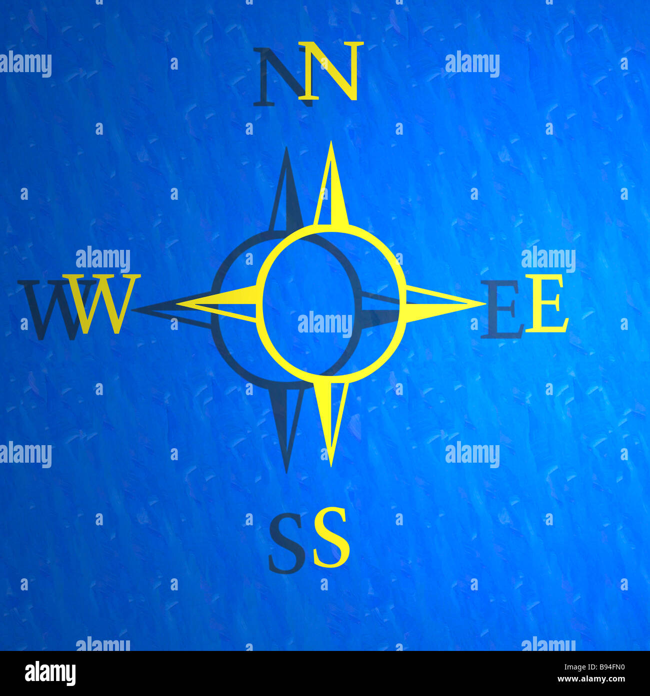 Compass illustration hi-res stock photography and images - Alamy