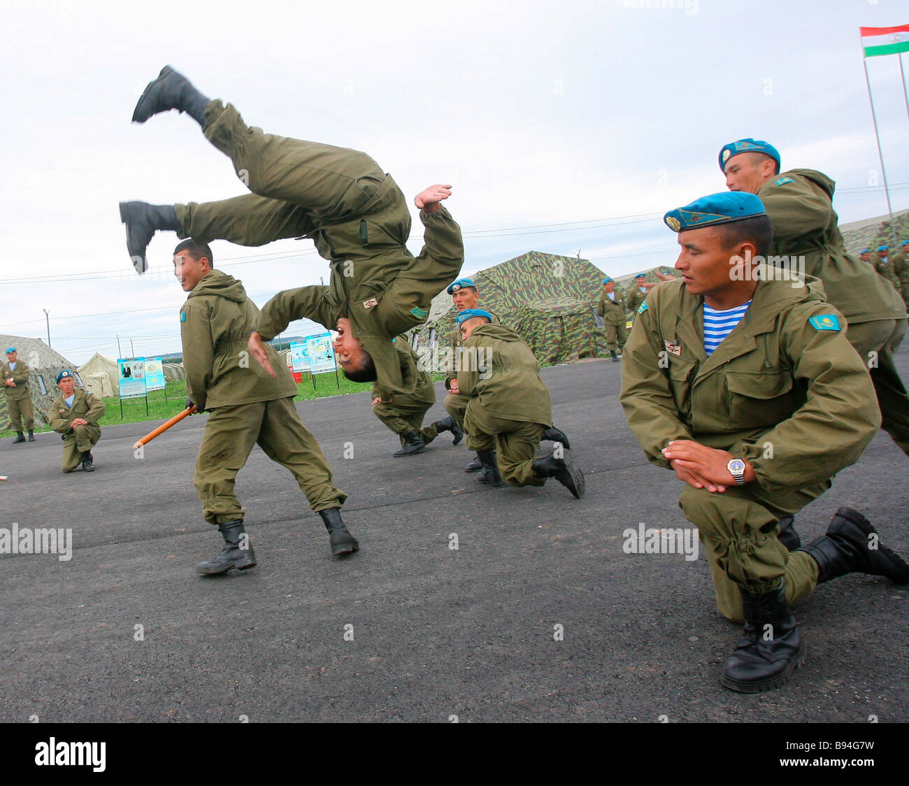 Training exercises of the Kazakh special operations unit during the ...