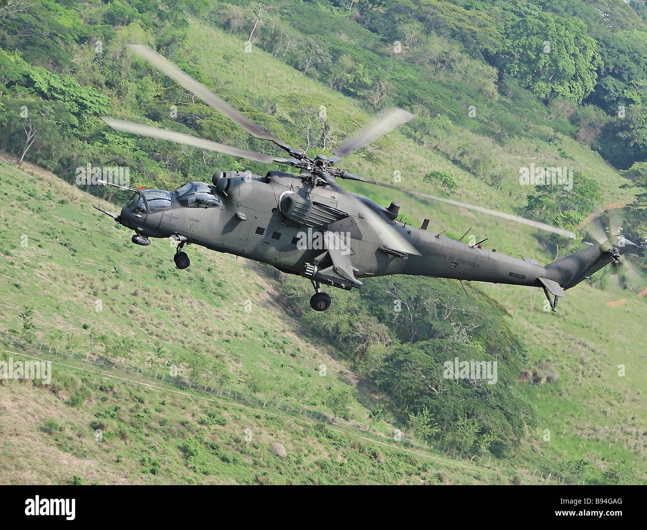 Modern Mi 35M combat helicopter Stock Photo - Alamy