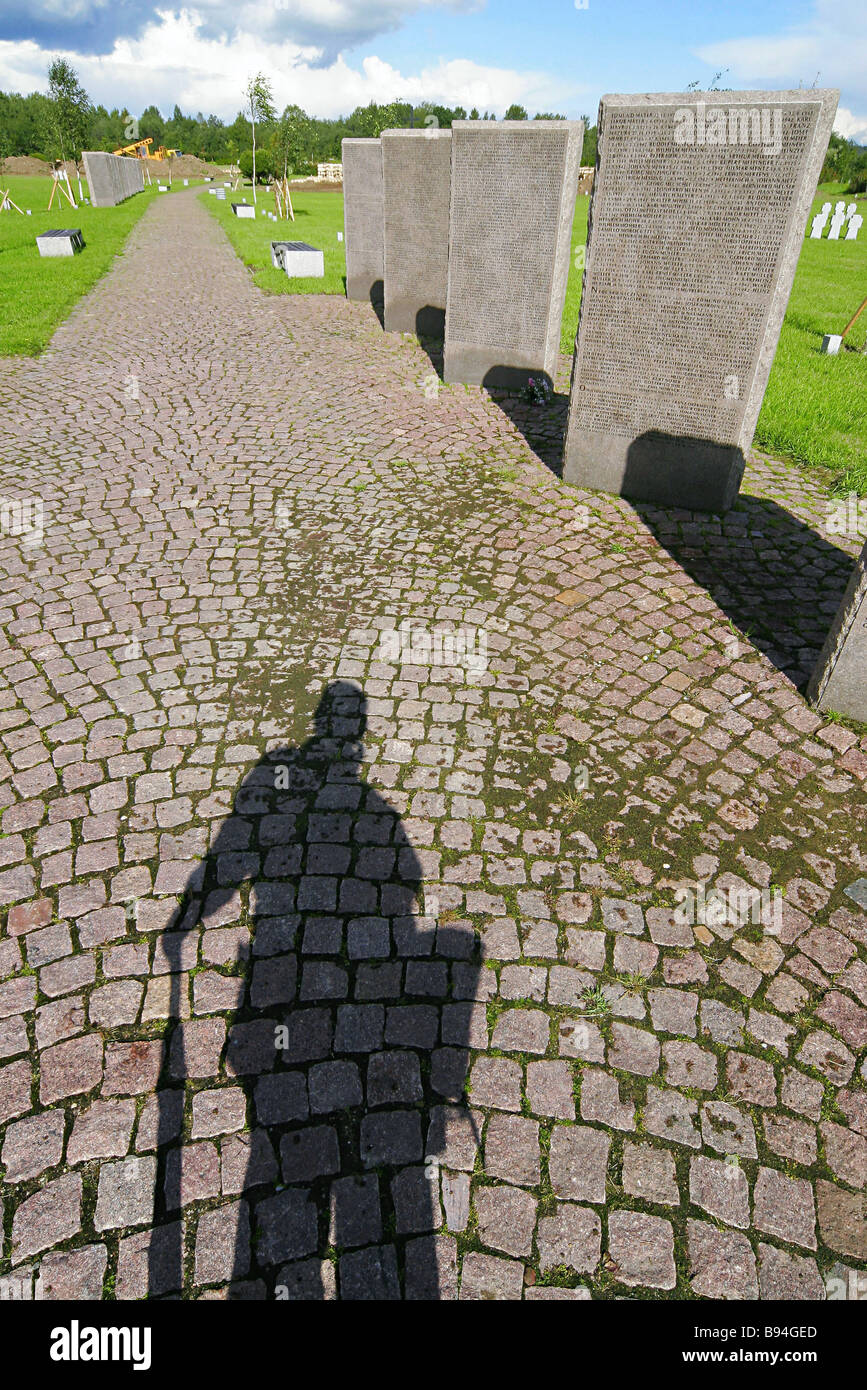 The reburial of German soldiers remains at a German memorial cemetery ...