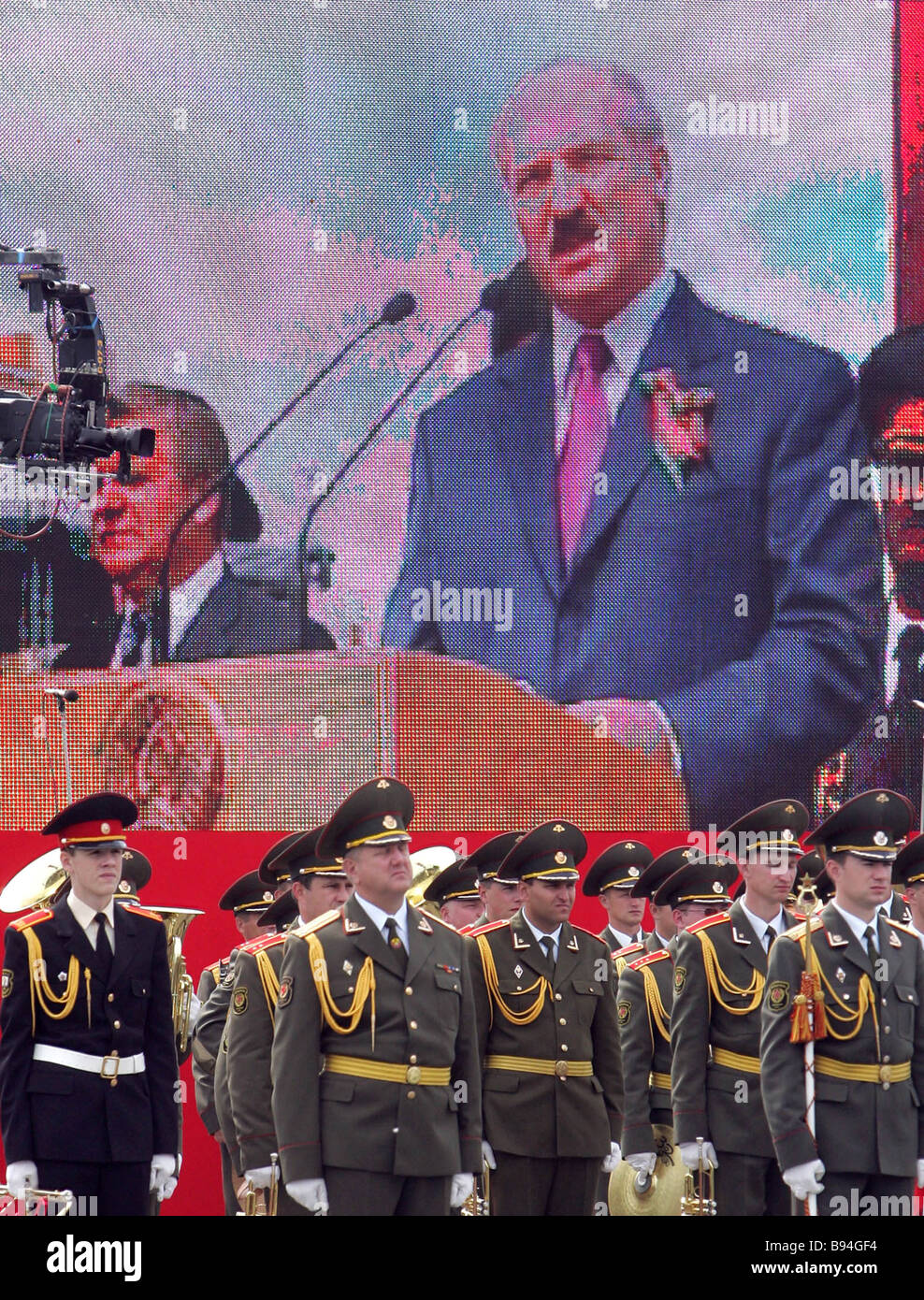 Military parade in Minsk marking Belarusian Independence Day Stock ...