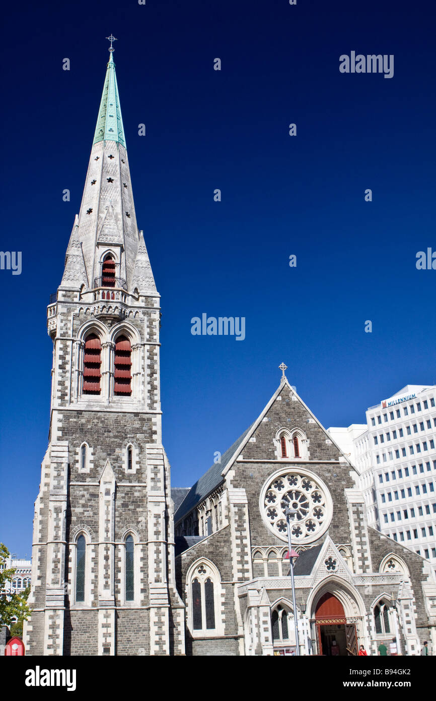 Cathedral Square Christchurch New Zealand Stock Photo - Alamy