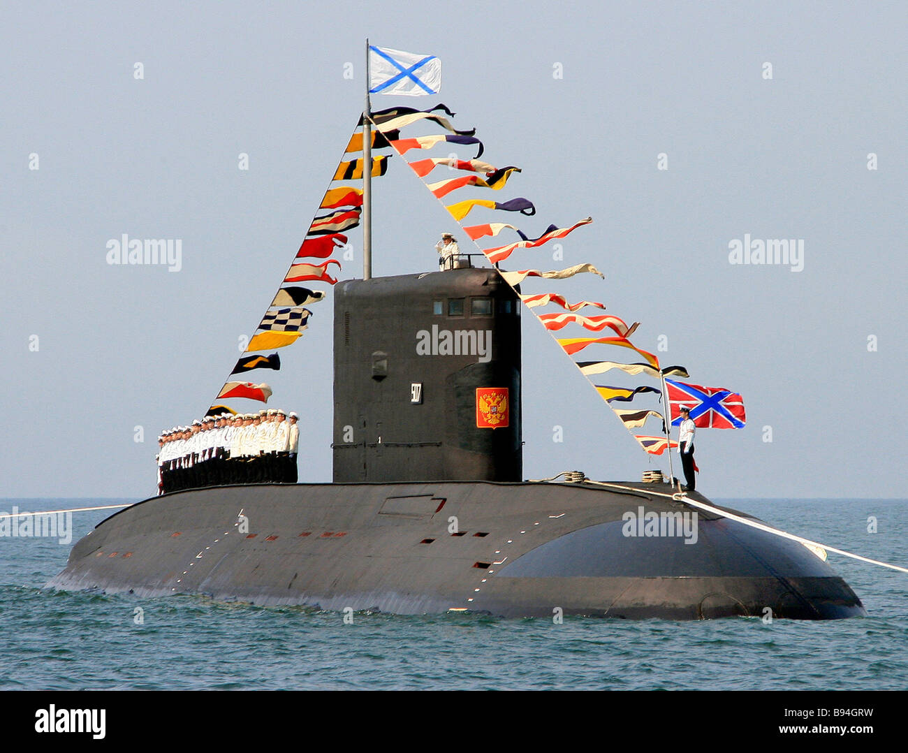 Varshavyanka Kilo class diesel powered submarine during all out ...