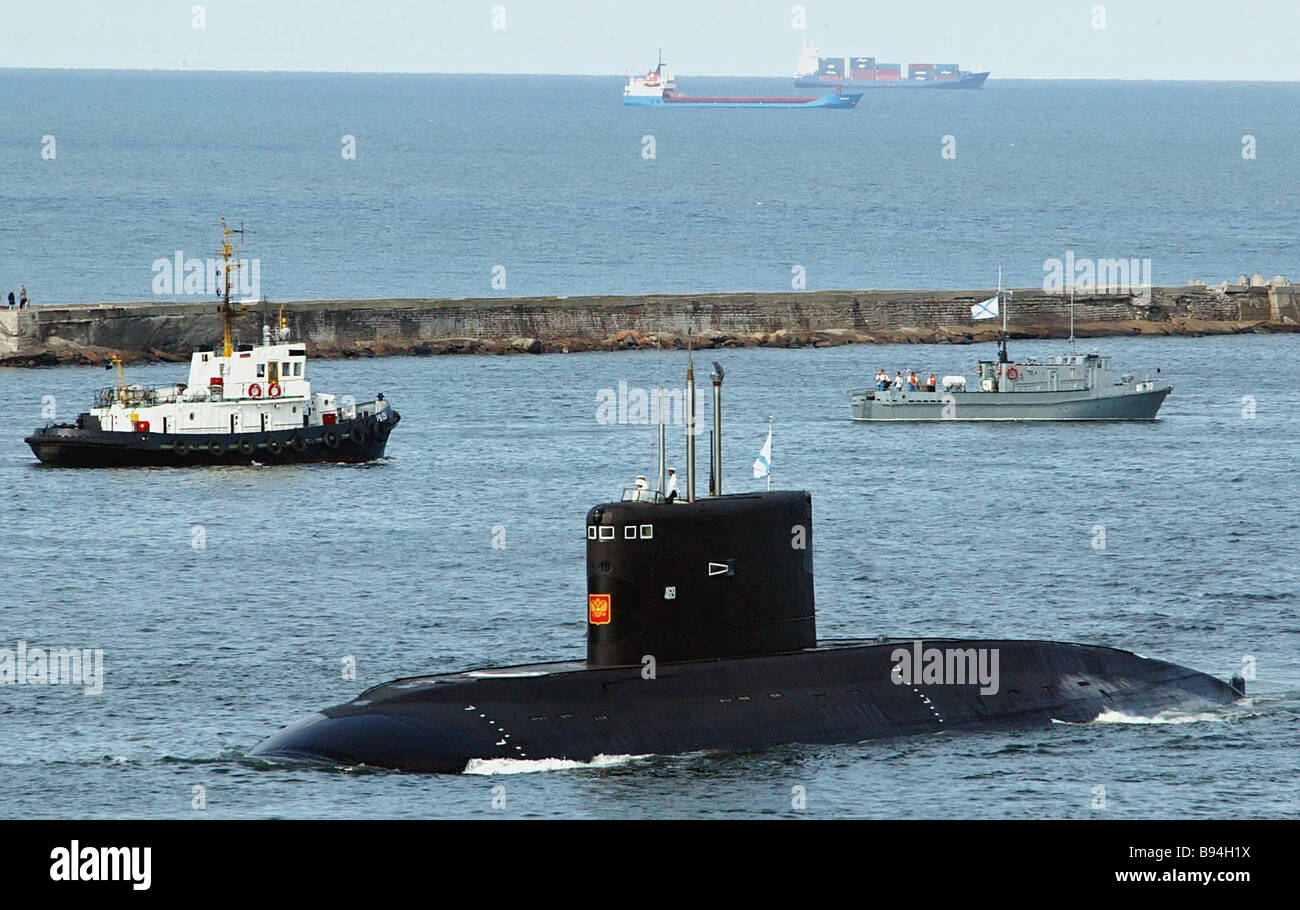 A diesel submarine of the Baltic Fleet Stock Photo - Alamy