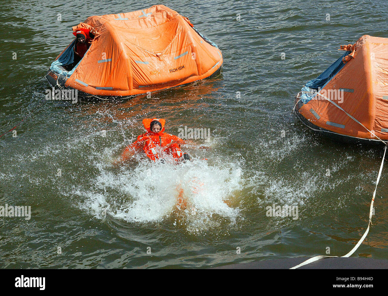 The search and rescue forces of the Russian Baltic Fleet conducting a ...