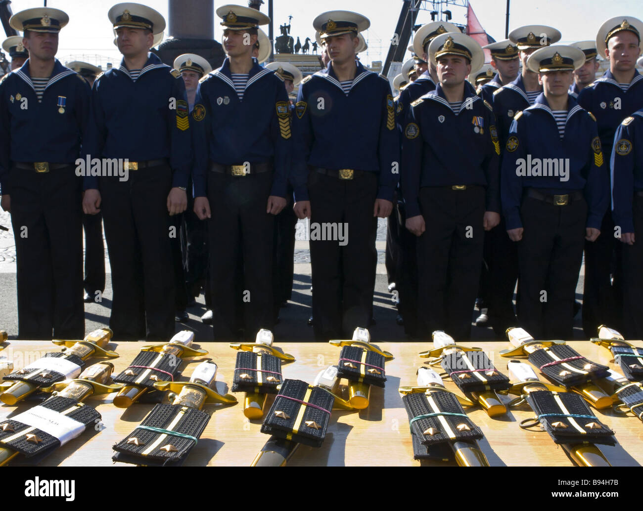 A joint graduation ceremony of the St Petersburg Naval Institute Peter ...