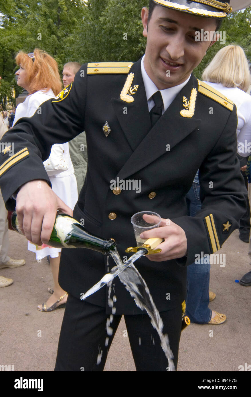 A joint graduation ceremony of the St Petersburg Naval Institute Peter ...