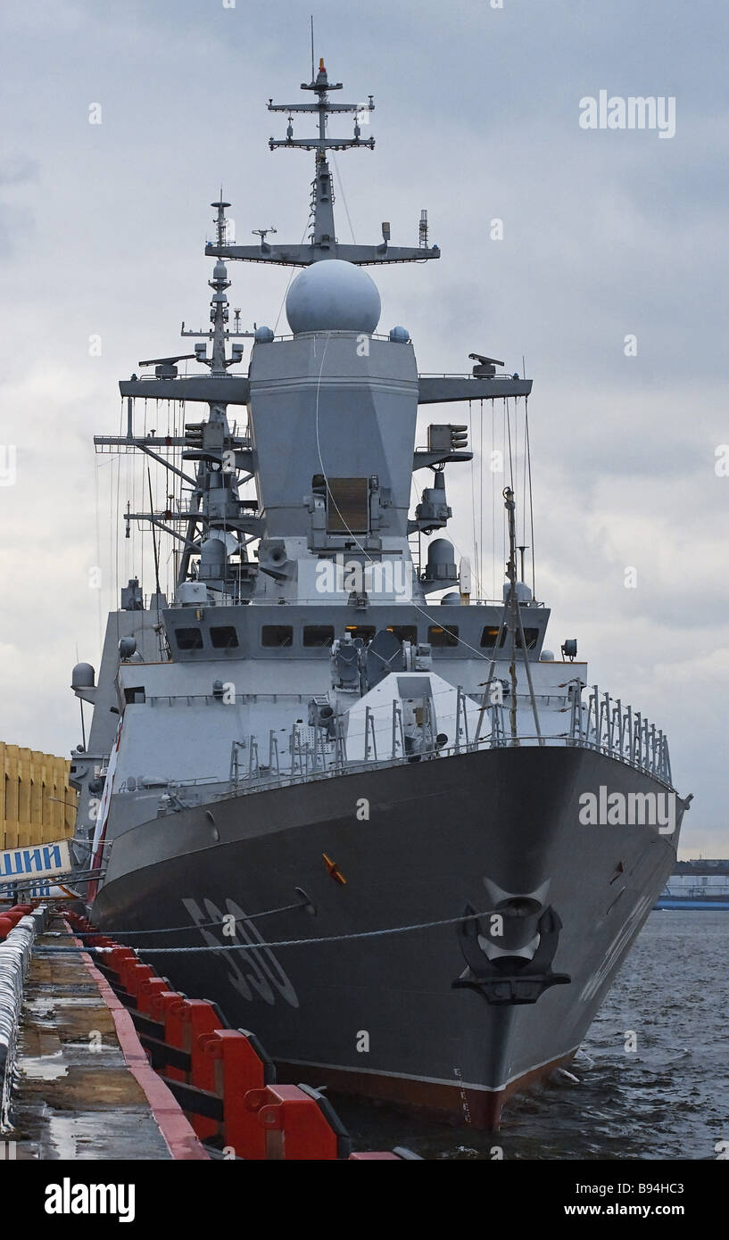 The corvette Steregushchy project 20382 Tigr at the 3rd International ...