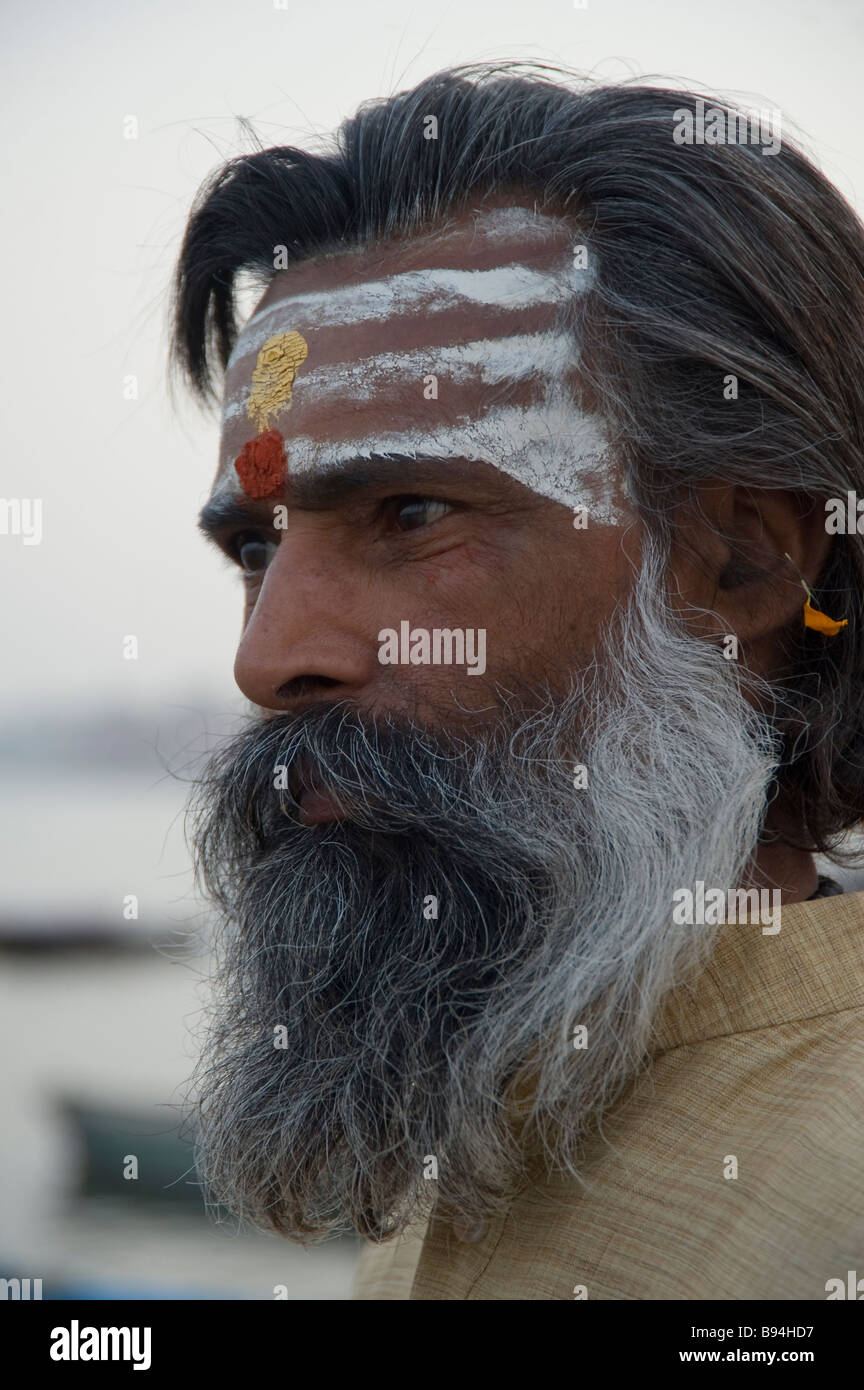 Indian holy man hi-res stock photography and images - Alamy
