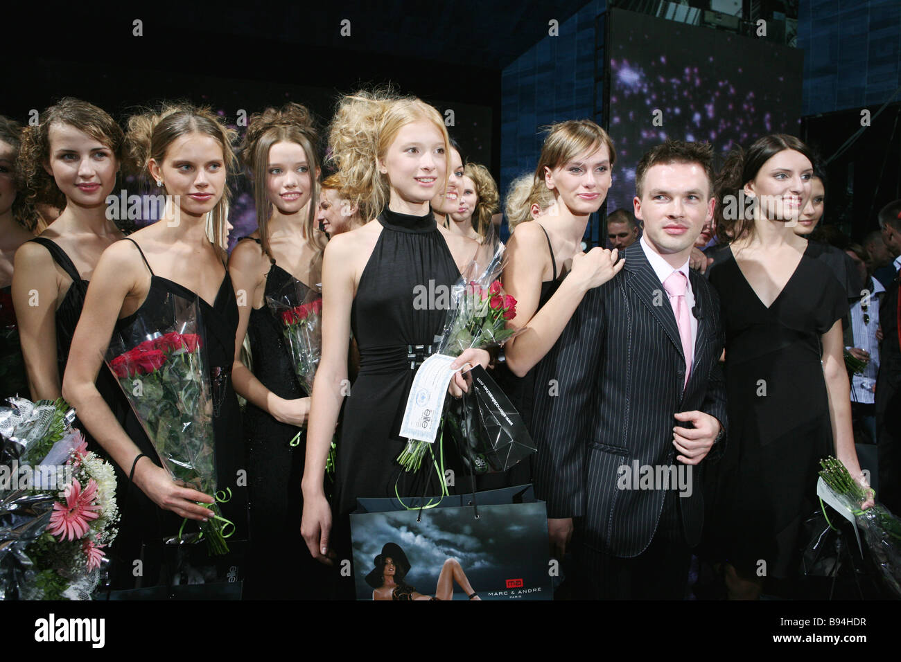 Elite Model Look Russia 2007 model contest finals Stock Photo - Alamy