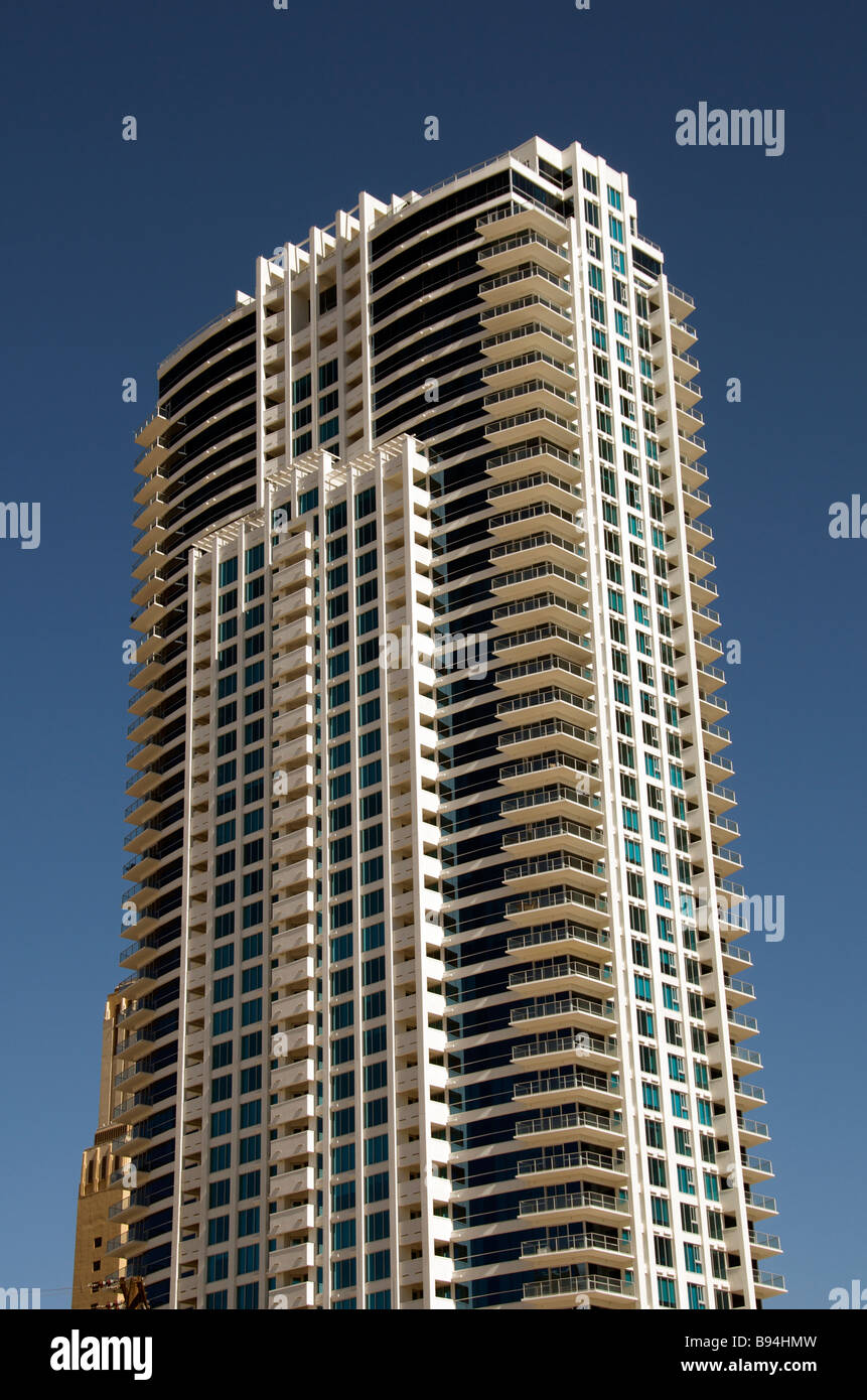New modern tower block The Strip Las Vegas Nevada USA Stock Photo - Alamy