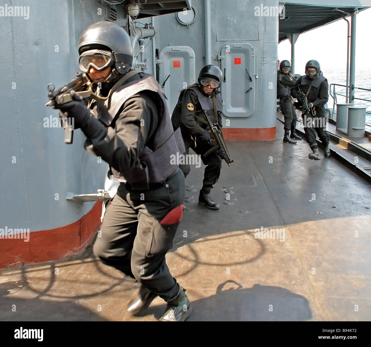 Anti subversive operations aboard the subchaser Marshal Shaposhnikov ...