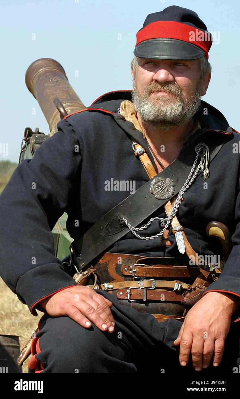 A Cossack military historical festival devoted to the 200th anniversary ...