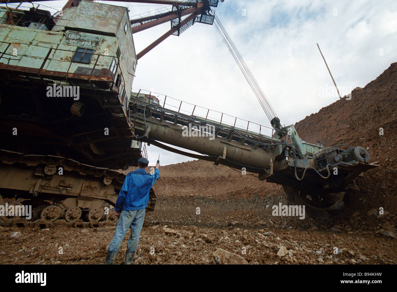 Bucket Wheel Reclaimer Stock Photos & Bucket Wheel Reclaimer Stock ...