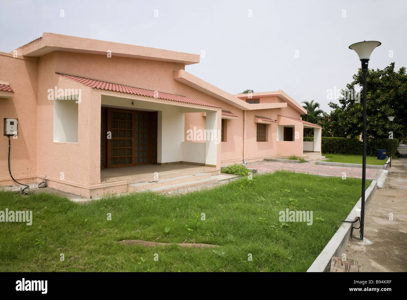 A new house which is part of a modern development of housing for ...