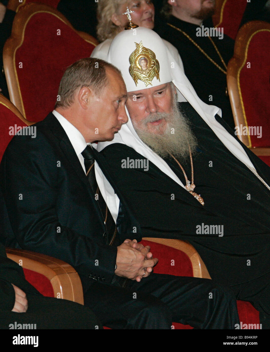 Russian President Vladimir Putin Meeting With Patriarch Of Moscow And