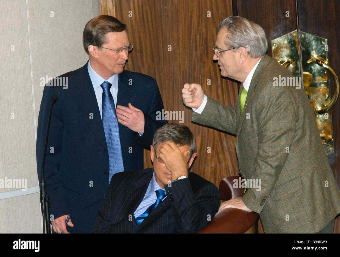 Deputy Prime Minister and Defense Minister Sergei Ivanov left First ...