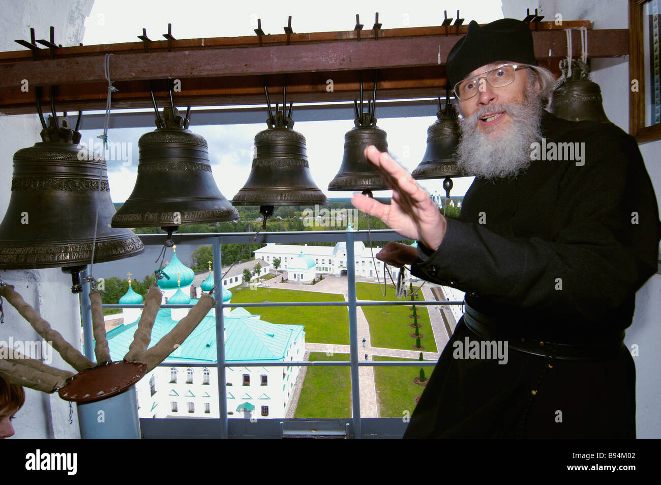 Father Alexander in the St Trinity Monastery Stock Photo - Alamy