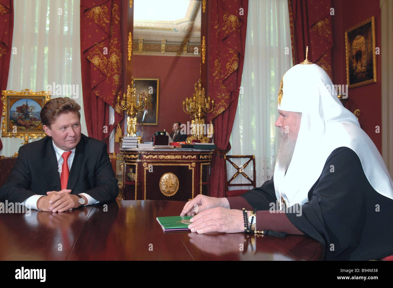 Alexis II the Patriarch of Moscow and All Russia and Alexei Miller ...