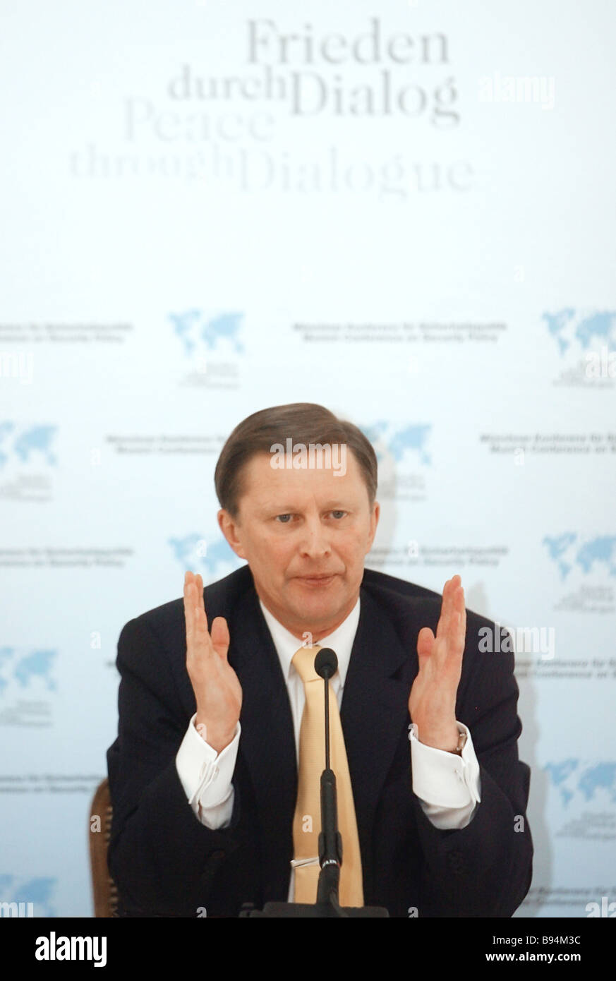 Russian Deputy Prime Minister and Defense Minister Sergei Ivanov ...
