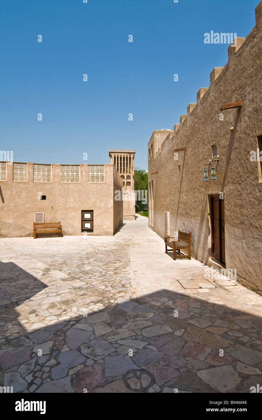 Bastakia quarter Dubai United Arab Emirates Stock Photo - Alamy