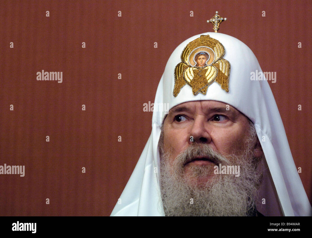 Alexis II the Patriarch of Moscow and All Russia Stock Photo - Alamy