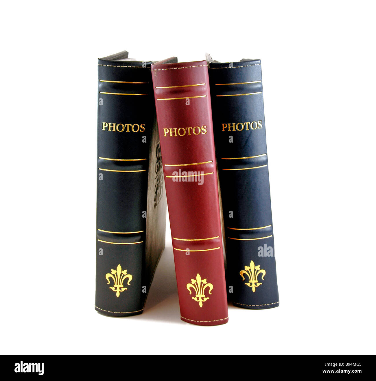 Three photo albums Stock Photo - Alamy