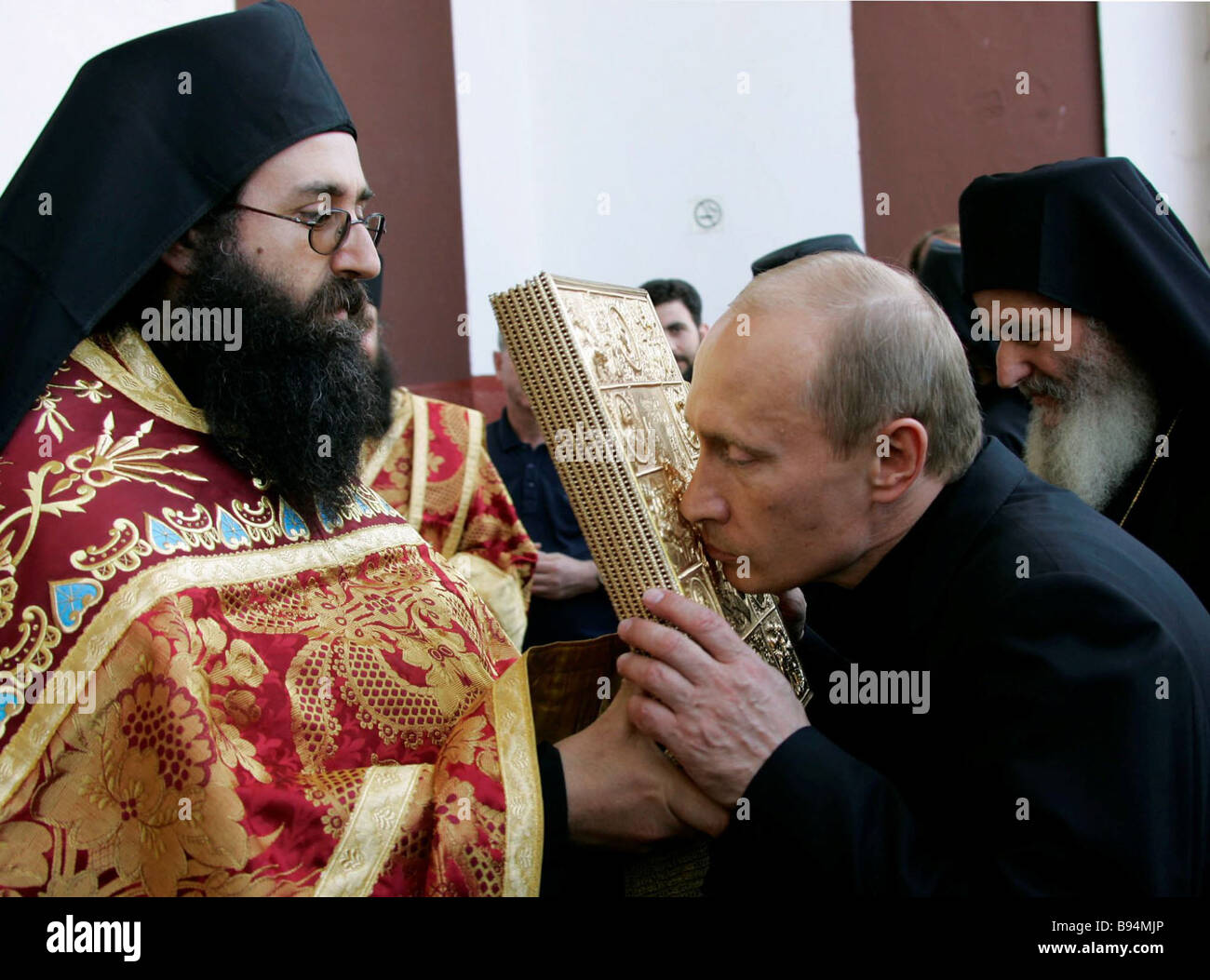 Russia s President Vladimir Putin visits the Iberian Monastery on Holy ...