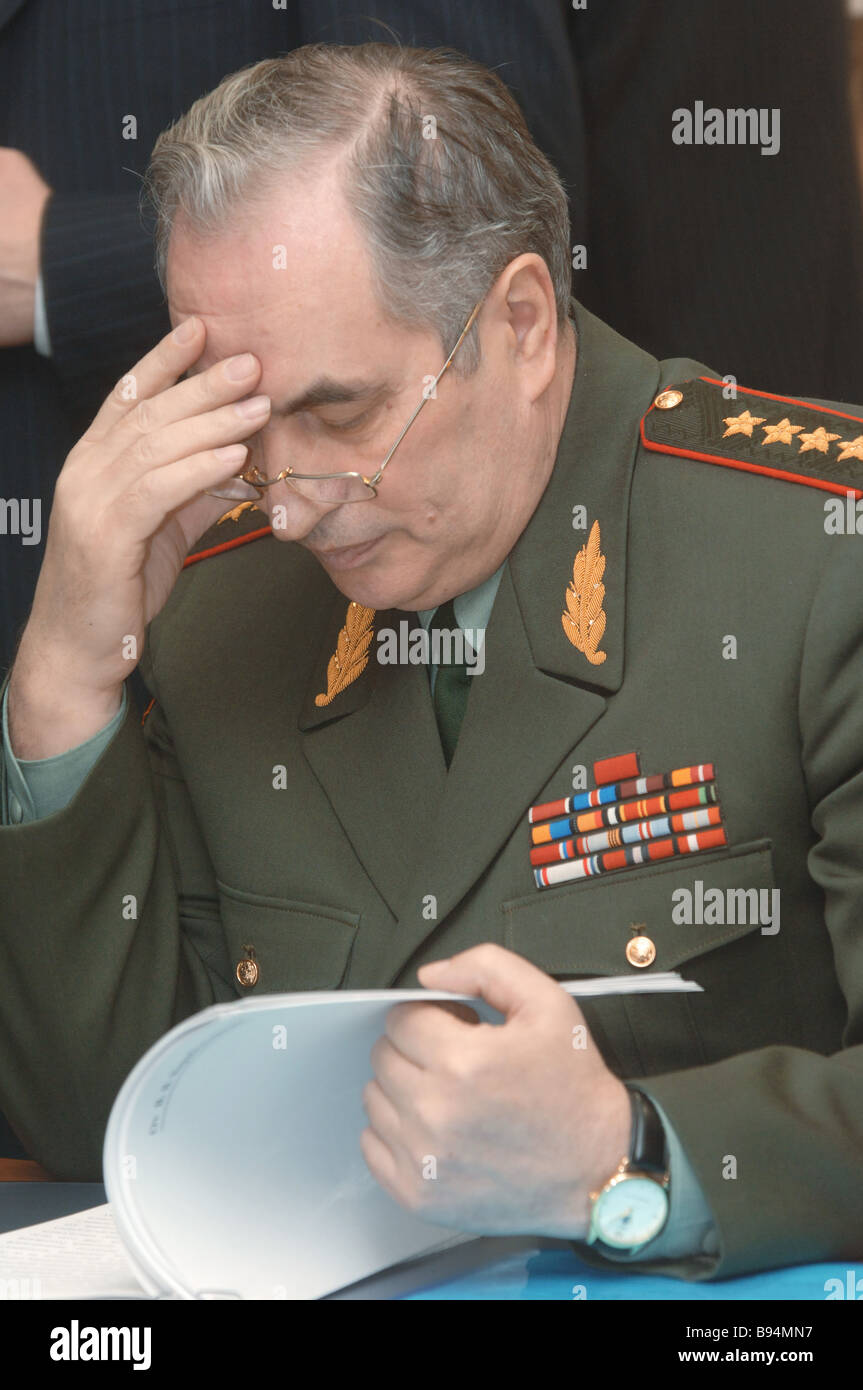 Gen Valentin Korabelnikov head of the Chief Intelligence Department at ...