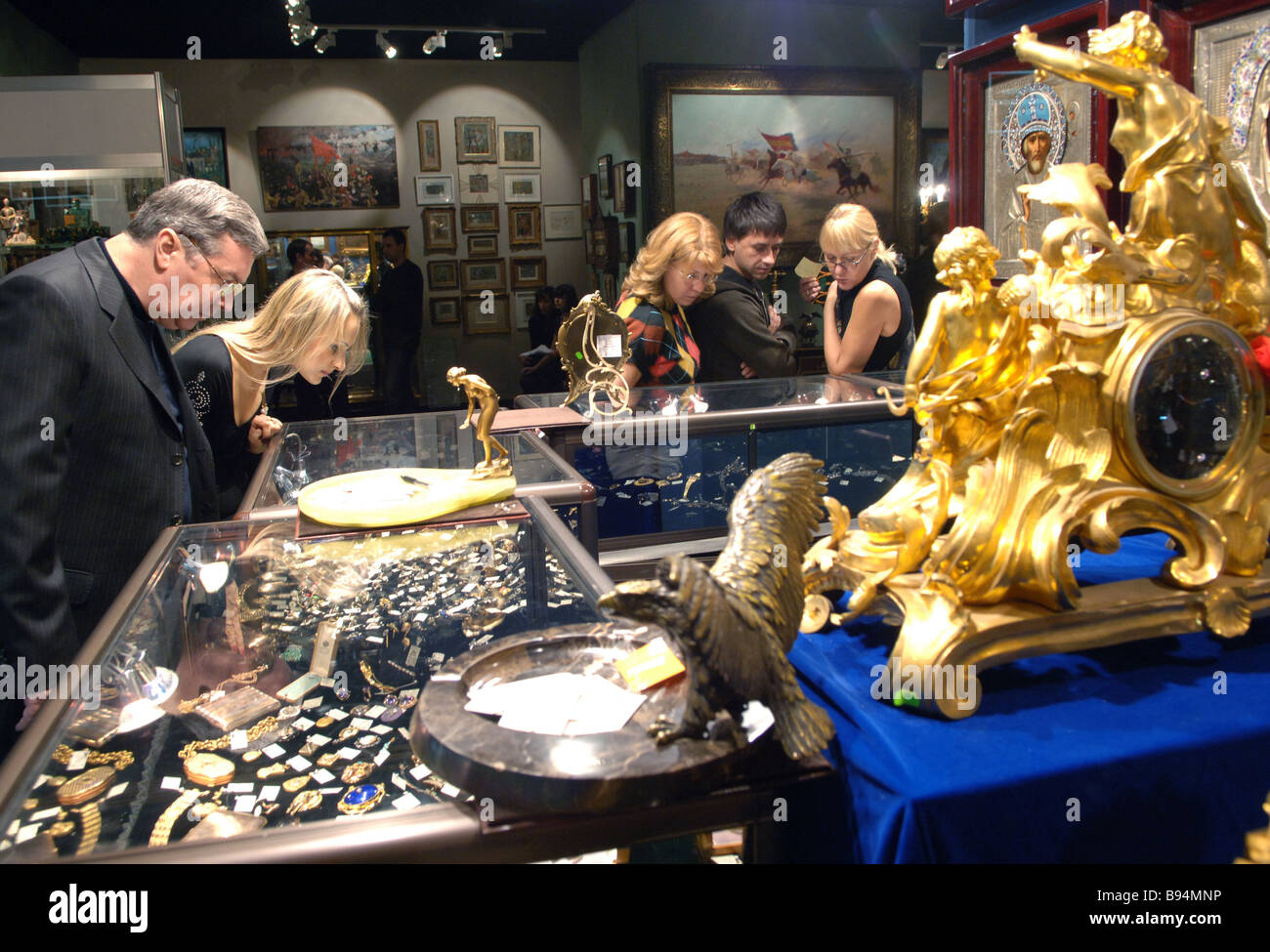 23rd Russian Antique Salon in the Central House of Artists in Moscow ...